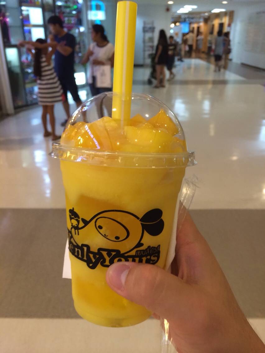 รีวิว Yenly Yours เซ็นทรัลเวิลด์ - มะม่วงปั่น เปนของอร่อยที่สุดของร้าน ...