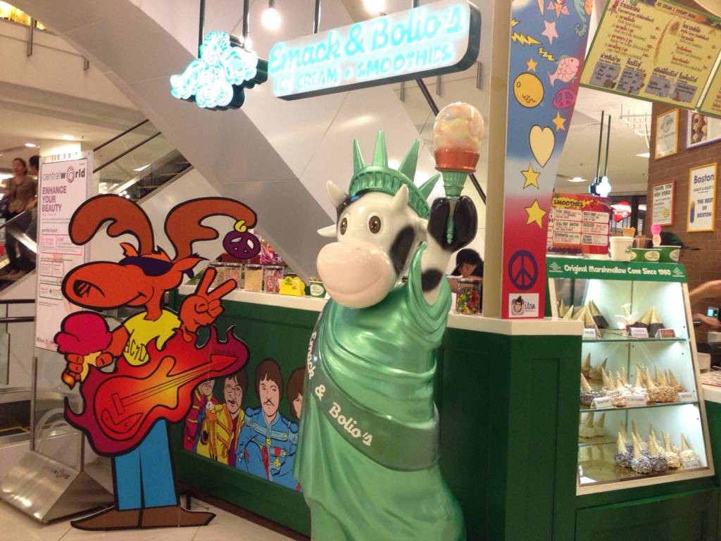 รีวิว Emack and Bolio's เซ็นทรัลเวิลด์ - โคนมาชเมโลแสนอร่อย กับไอติมสุด ...