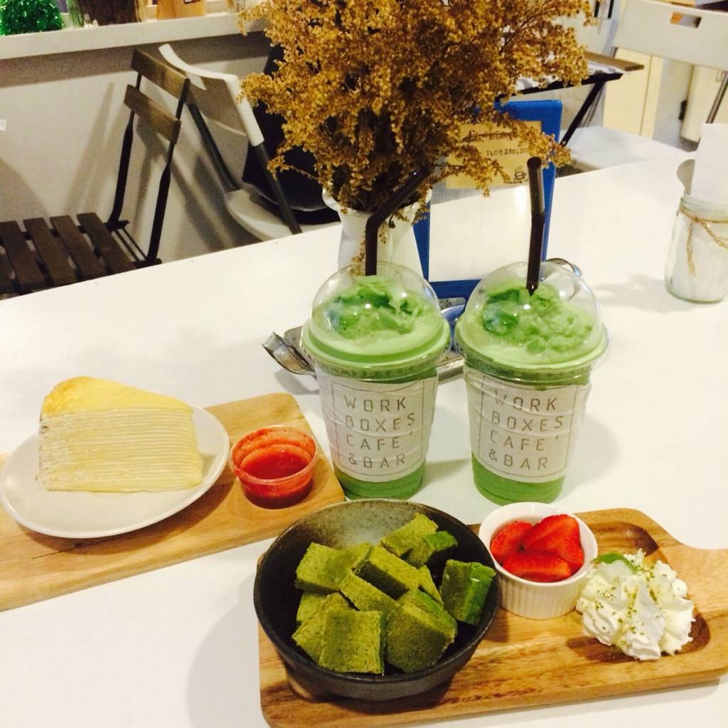 รีวิว Workboxes cafe' - greentea blondie เต็ม10 ให้ 100