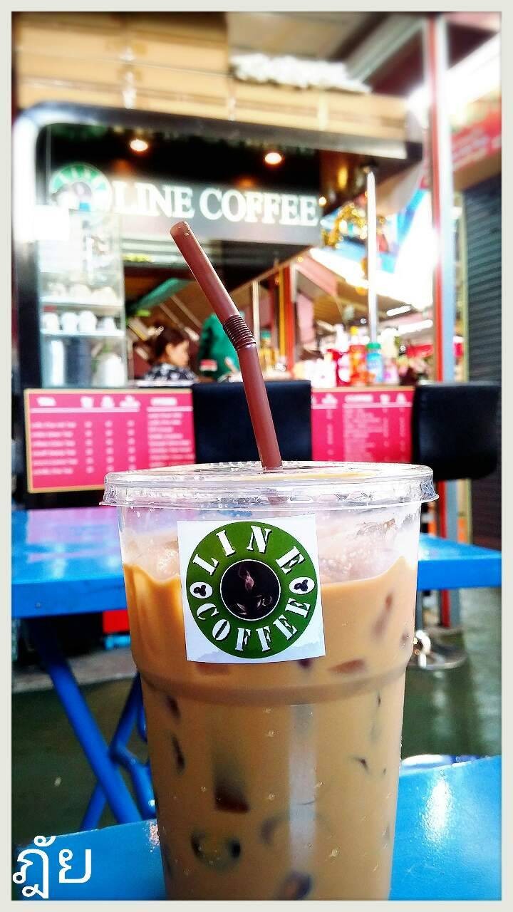 รีวิว LINE COFFEE ตลาดเมืองไทยภัทร - ร้านกาแฟแห่งนี้ถูกใจเรา☕