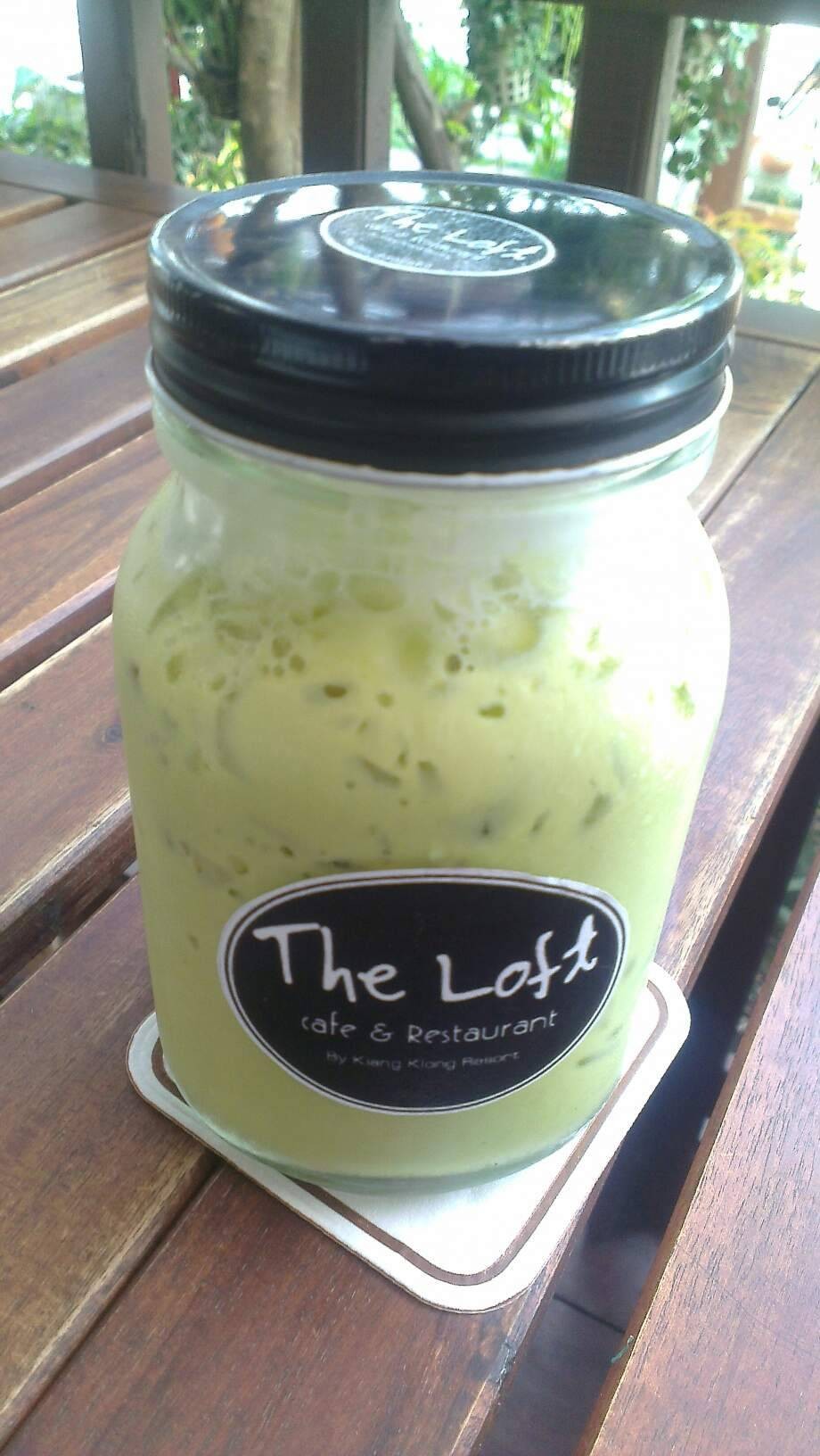รีวิว The Loft Cafe & Restaurant - ชาเขียวเย็น - Wongnai
