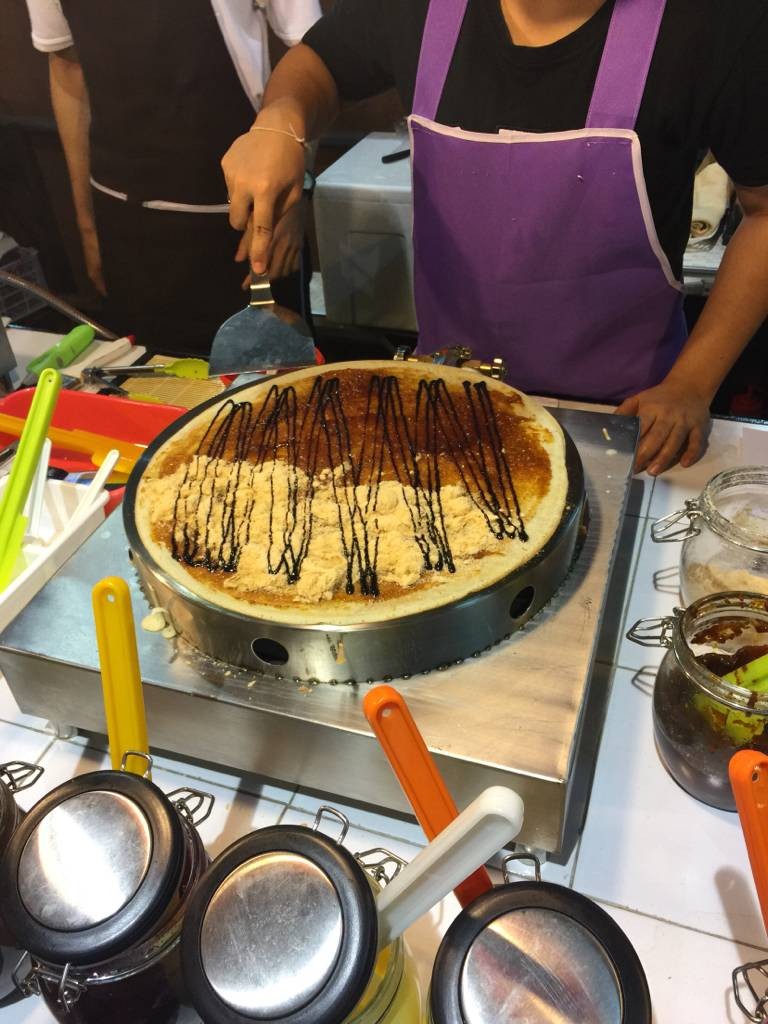 รีวิว Kurepu Crepes - เครปอร่อย เครื่องแน่น ราคาถูกก คนขายน่ารัก💓