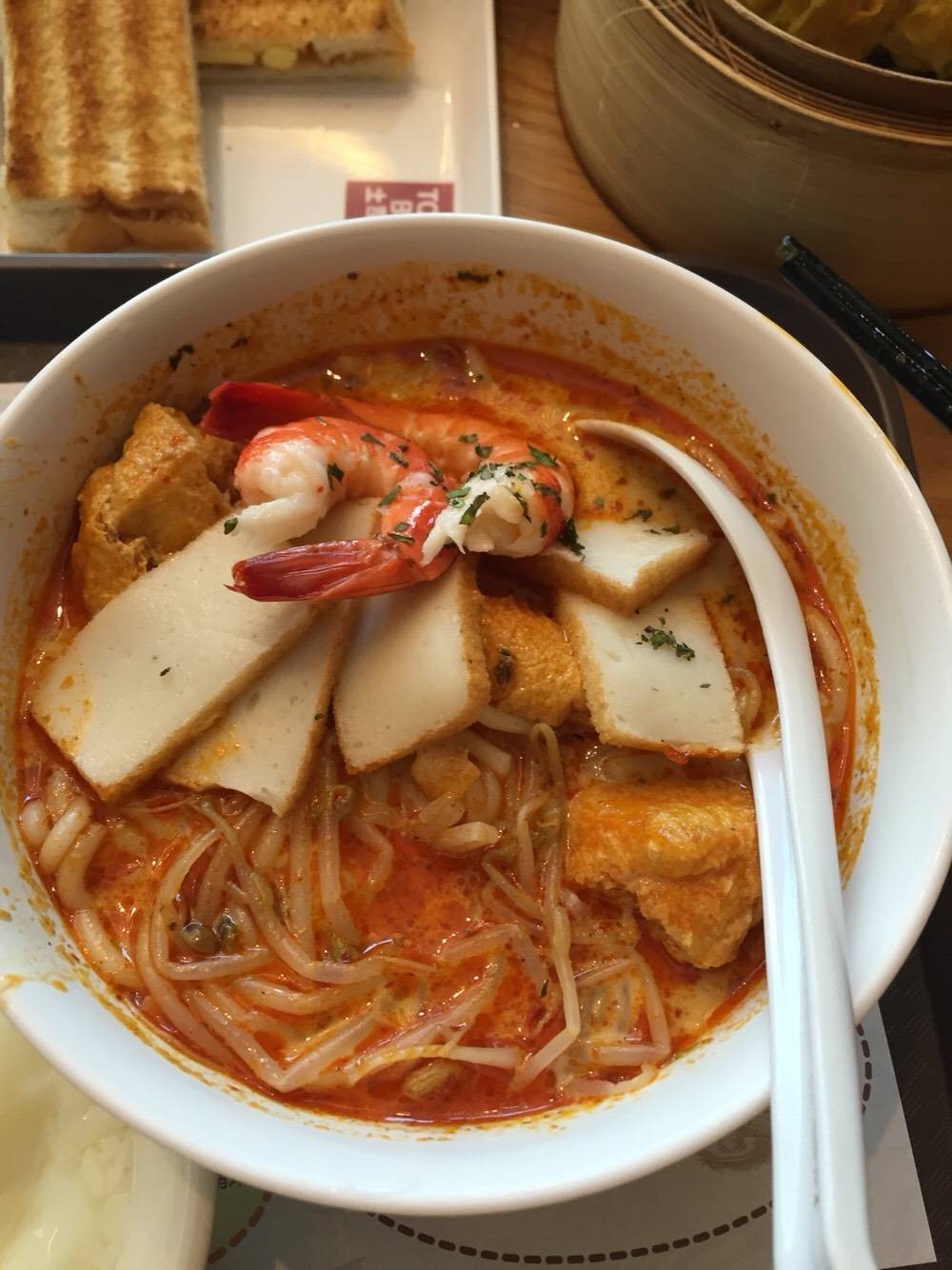 รีวิว ToastBox Changi Airport - fresh, authentic and quick laksa