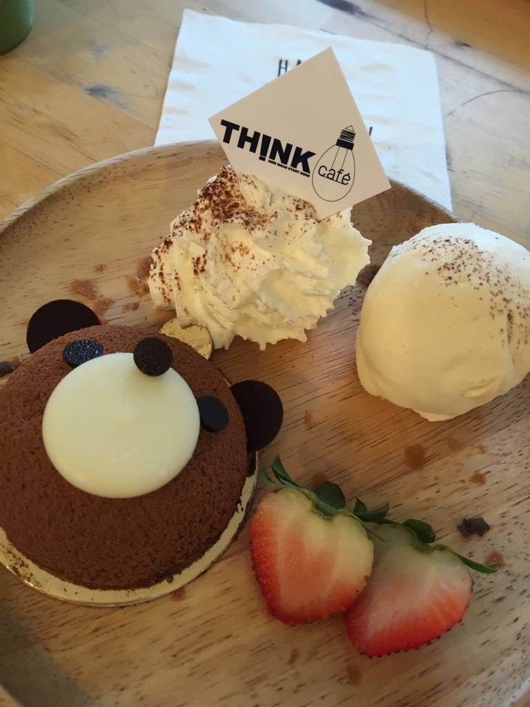 รีวิว THINK CAFE & EATERY เดอะบล๊อค ราชพฤกษ์ - ร้านเค้กน้องหมีน่ารัก ...