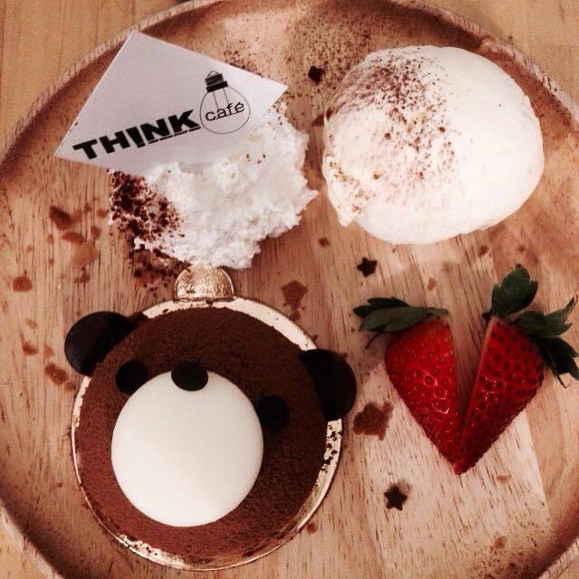 รีวิว THINK CAFE & EATERY เดอะบล๊อค ราชพฤกษ์ - เค้กหมีน่ารักมาก - Wongnai