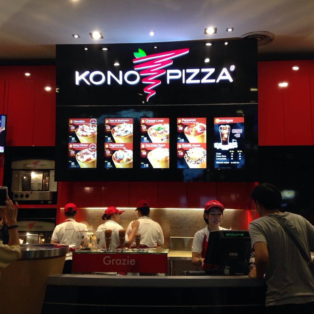 รีวิว Kono Pizza Terminal 21 - แปลกตา พิซซ่าแบบโคน
