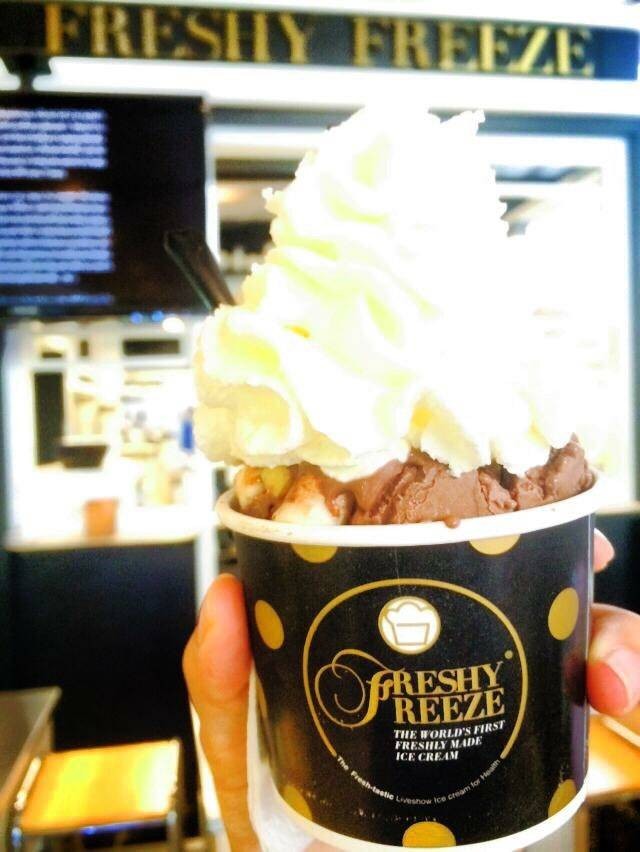 รีวิว Freshy Freeze เซ็นทรัลเฟตติวัล พัทยา - new way to make ice cream!