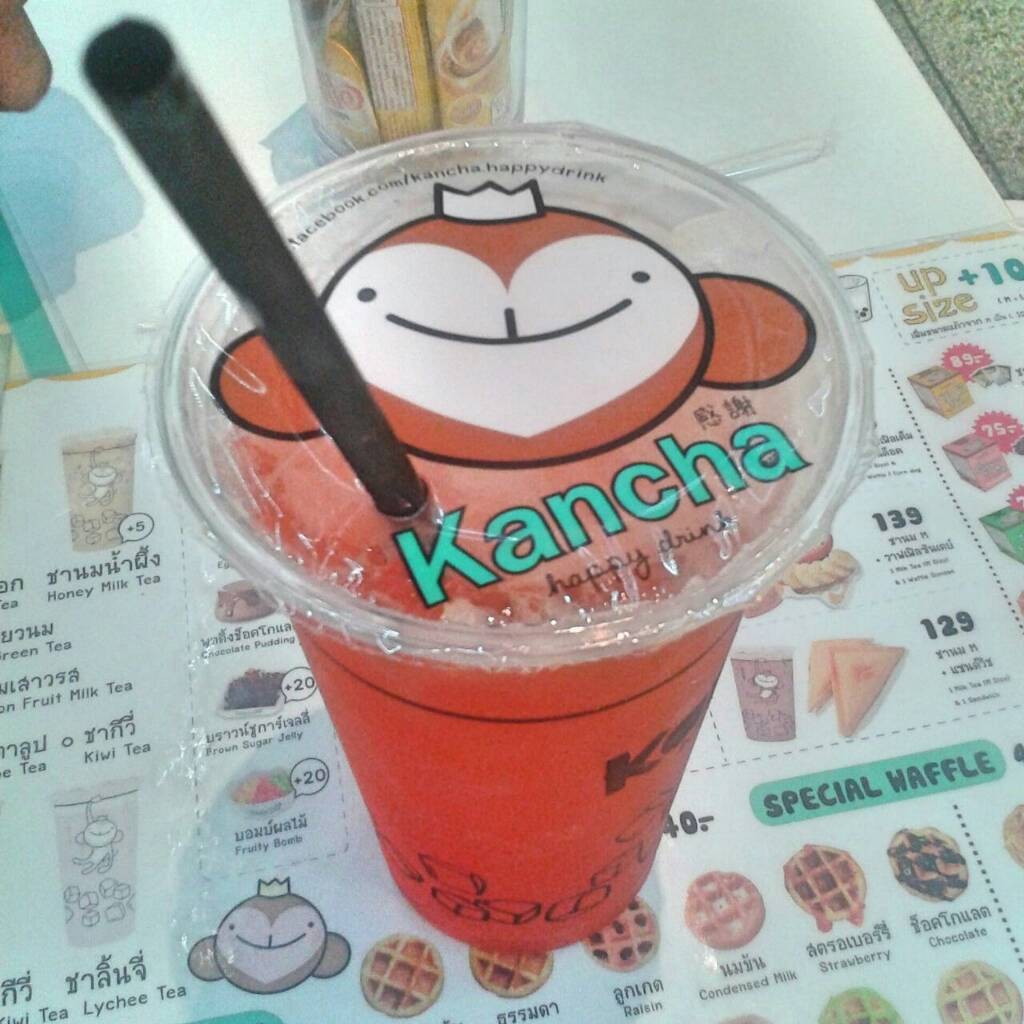 รีวิว Tea & Waffle By Kancha - ร้านน่ารัก สีเหลืองสดใส - Wongnai