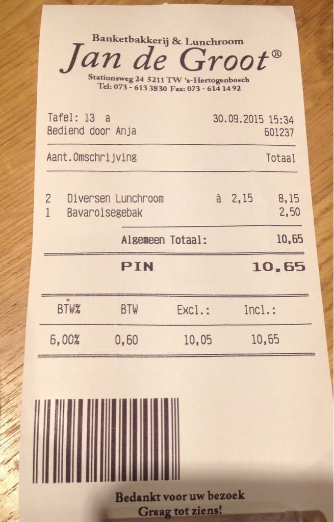 ร้าน Jan De Groot | รีวิวร้านอาหาร