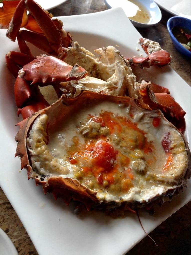 รีวิว ก้อย มหาชัย ซีฟู้ดส์ - ปูไข่เยิ้มๆ กรรเชียงปูพริกเหลืองจัดจ้าน สด ...