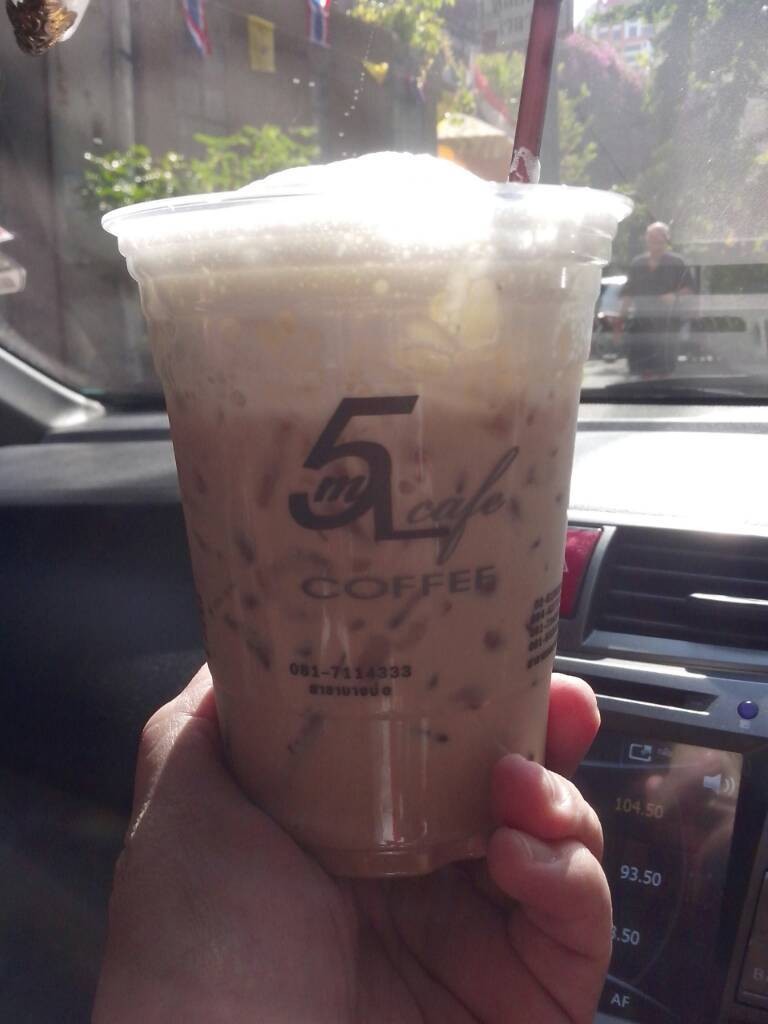 รีวิว ML 5 cafe coffee ศาลาแดง - กาแฟราคาถูกแถมอร่อยด้วย