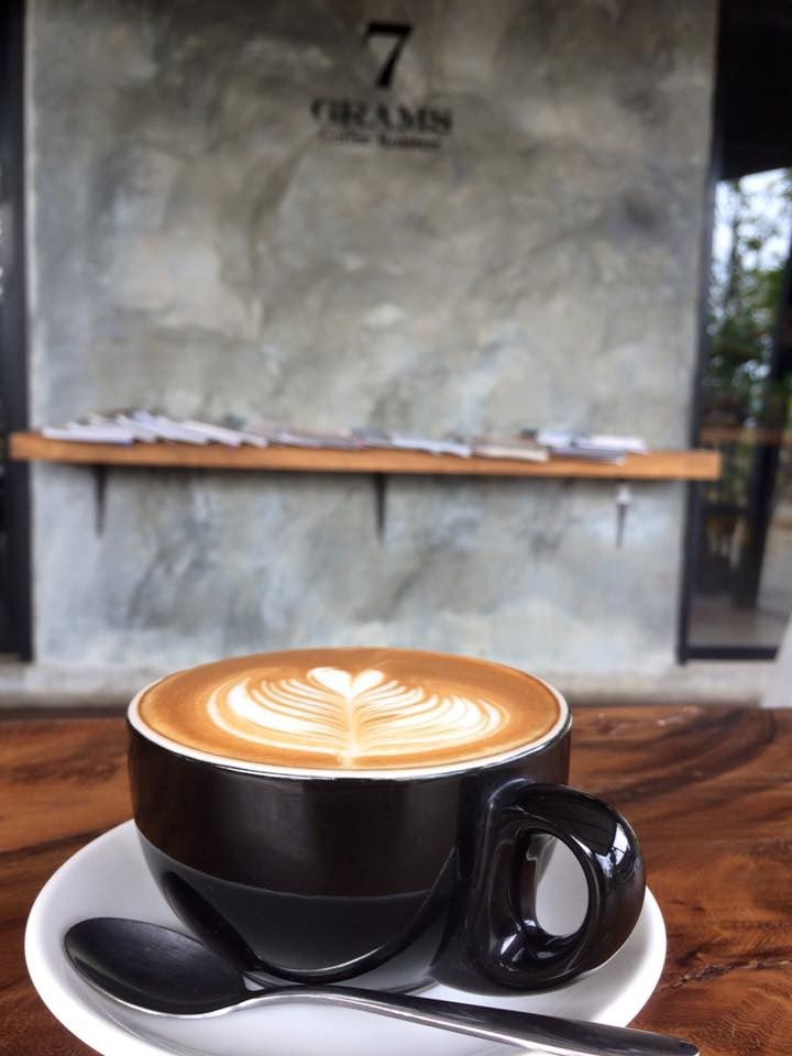 รีวิว 7 Grams Coffee roasters ราชบุรี - เงียบ สบายใจ