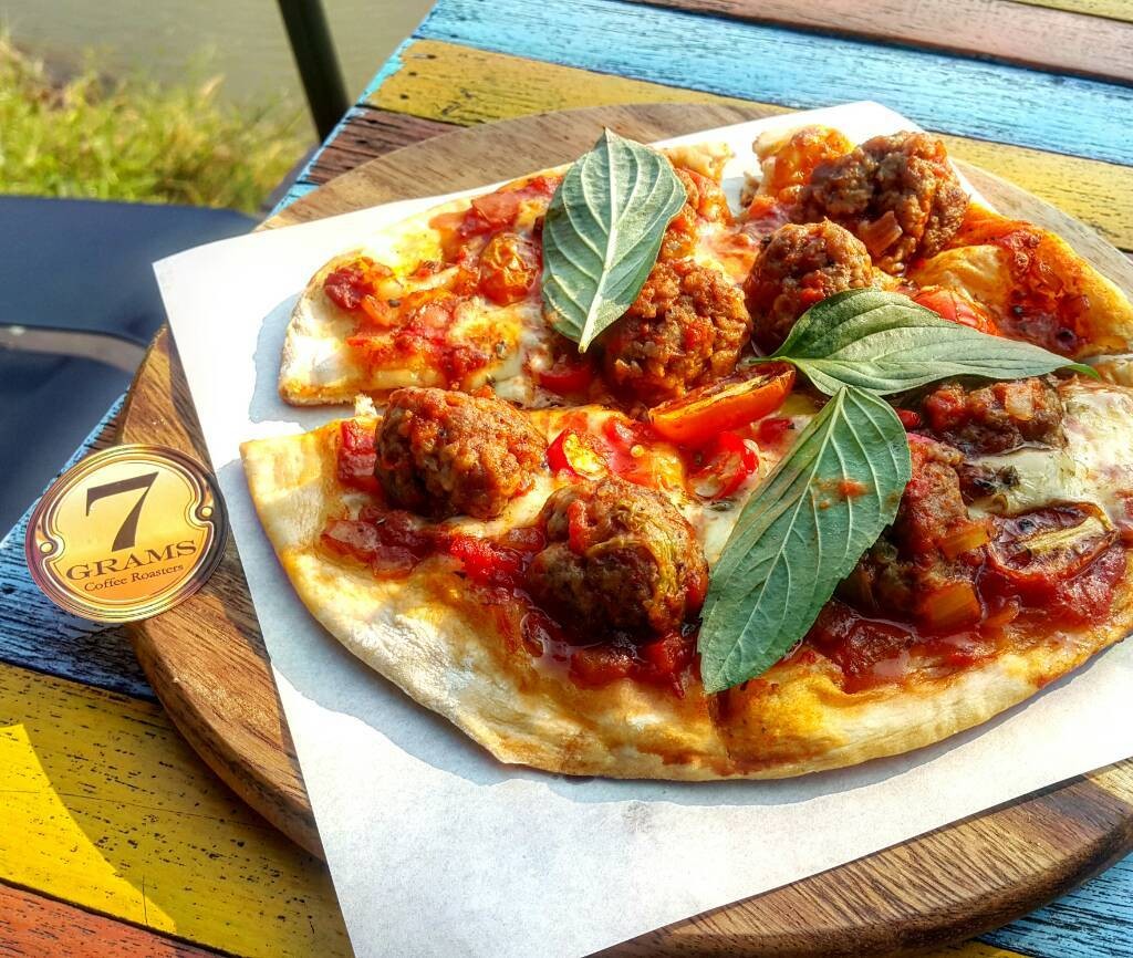 รีวิว 7 Grams Coffee roasters ราชบุรี - กาแฟอร่อย บรรยากาศดี อาหารเฉยๆ ...