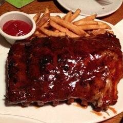 Baby Back Ribs • เมนูแนะนำคะ ซีโครงหมูอบซอสบาบีคิว อ่รอยคะ ร้าน Outback ...