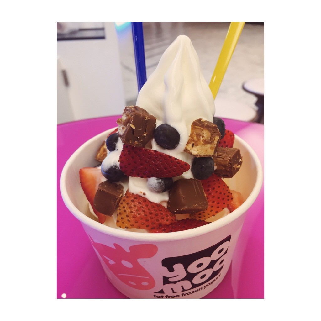 รูป Yoomoo frozen yogurt สยามพารากอน
