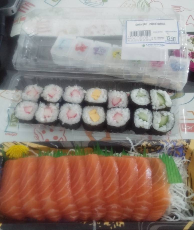 รีวิว Cold Storage Sushi Counter Velocity - Sushi, Sashimi คุณภาพดี ...