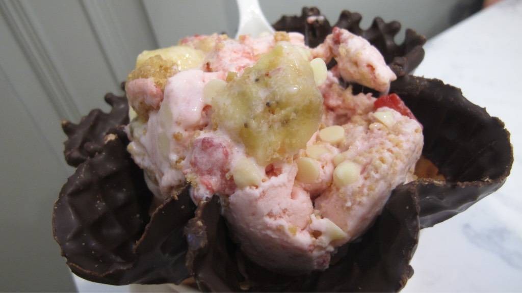 Strawberry Banana Rendezvous ร้าน Cold Stone Creamery เดอะพรอมานาด ...