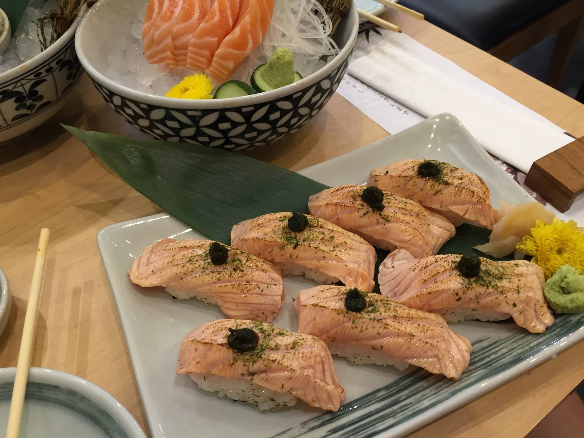 รีวิว Zero Sushi จามจุรี สแควร์ - ชอบแซลมอน ซาชิมิ