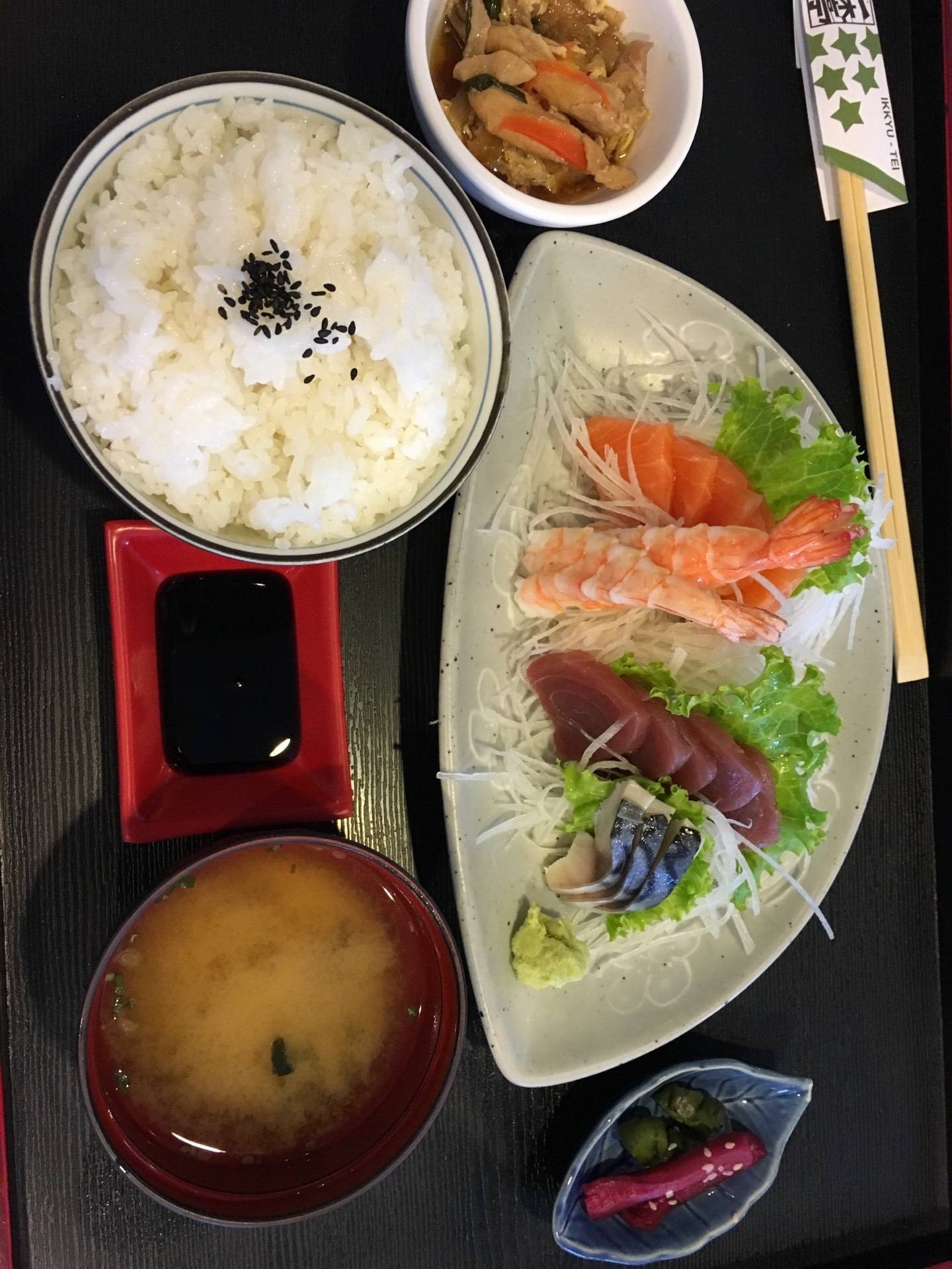 ชุดซาชิมิ ร้าน IKKYU-TEI อมตะนคร