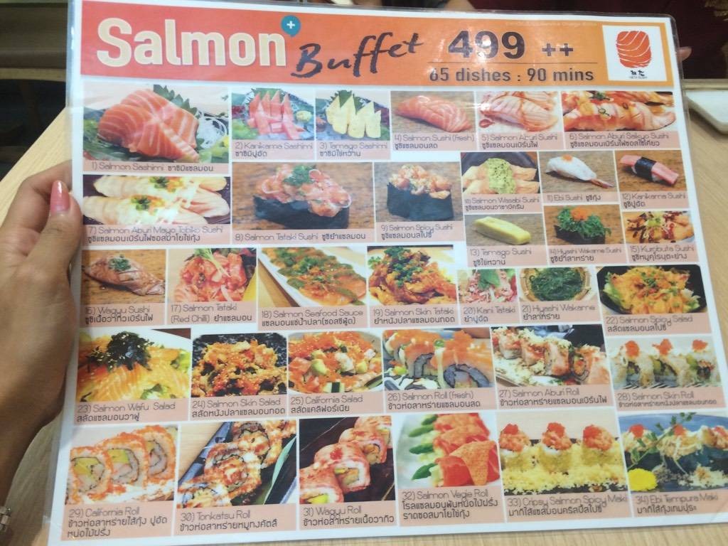 รีวิว Neta Sushi - buffe salmon 499++ - Wongnai