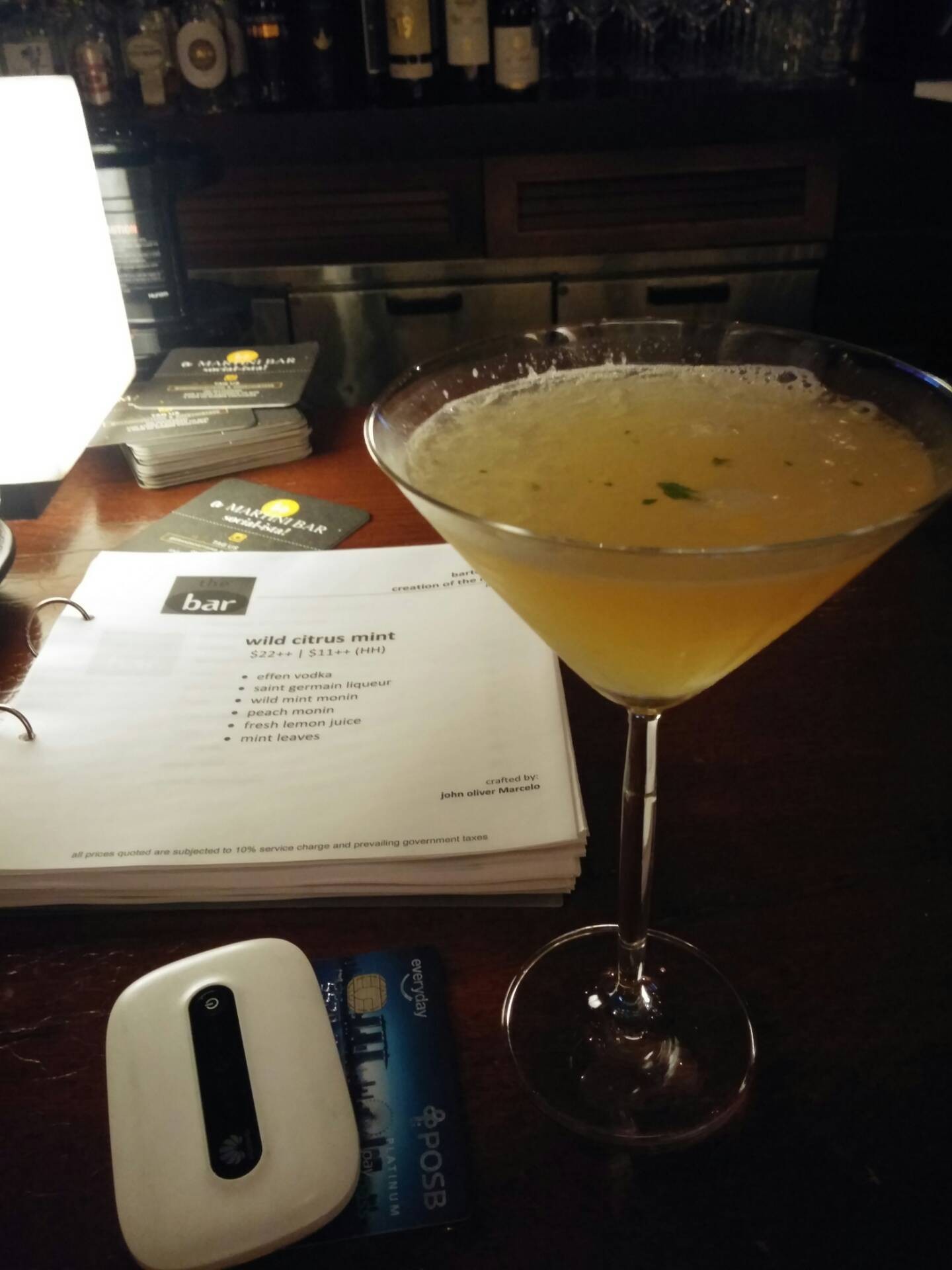 ร้าน Martini Bar @mezza 9 | รีวิวร้านอาหาร