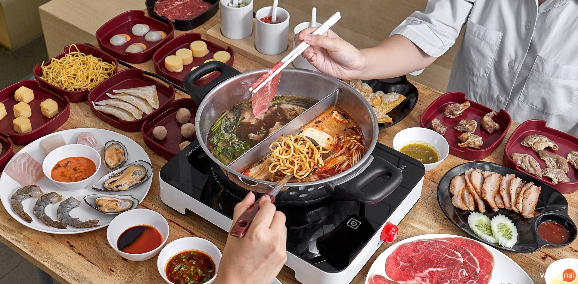 รูป Pot Station ชาบูแจ่วฮ้อน - Wongnai