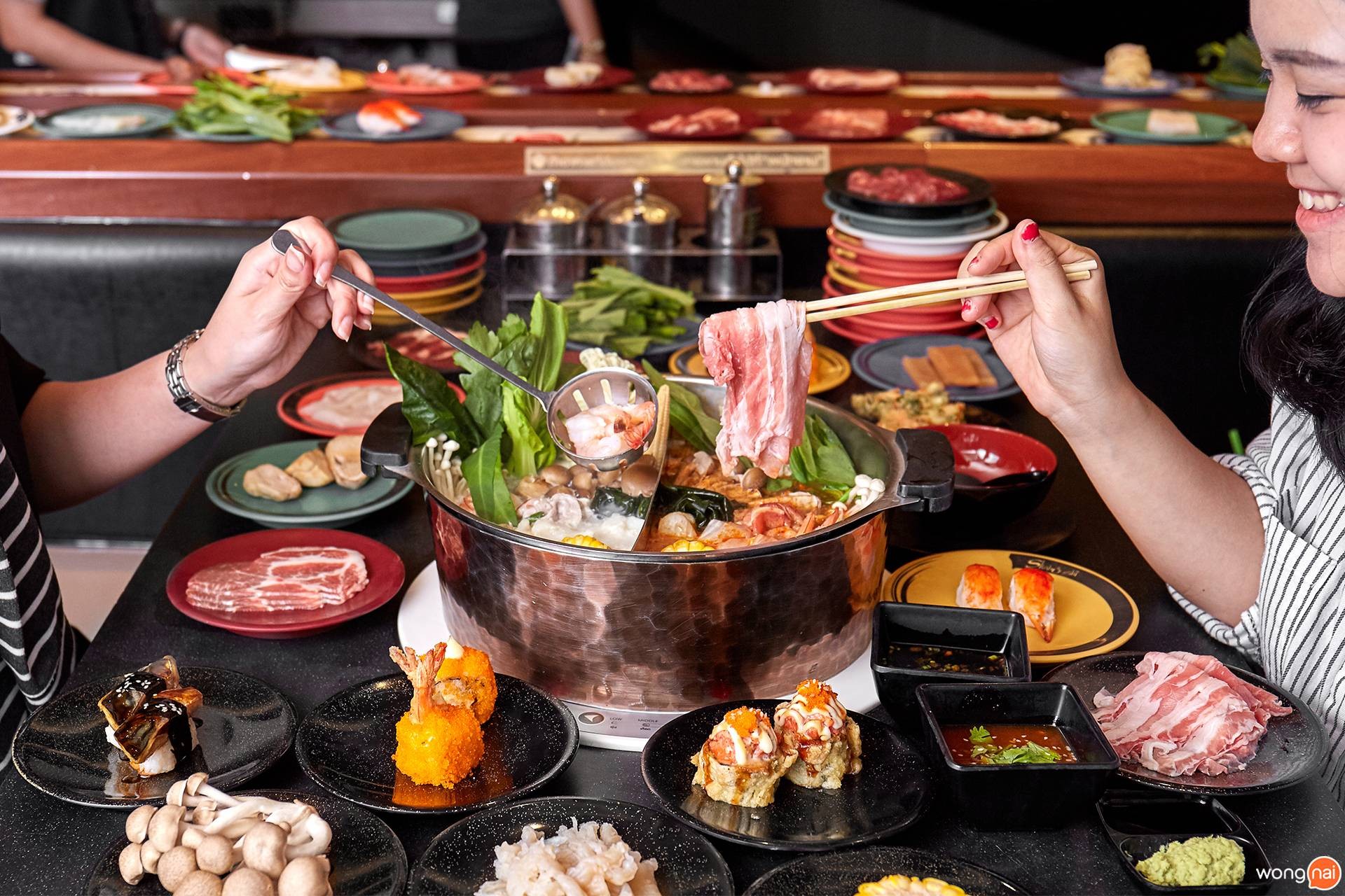รีวิว Shabushi Central world - คุ้มครบรส! กับเมนูใหม่ล้นสายพานชวนฟิน @Shabushi - Wongnai