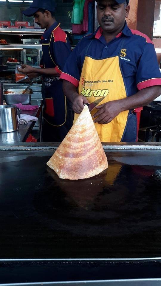 รีวิว Jetron Little India Penang - โรตีทรงกรวย
