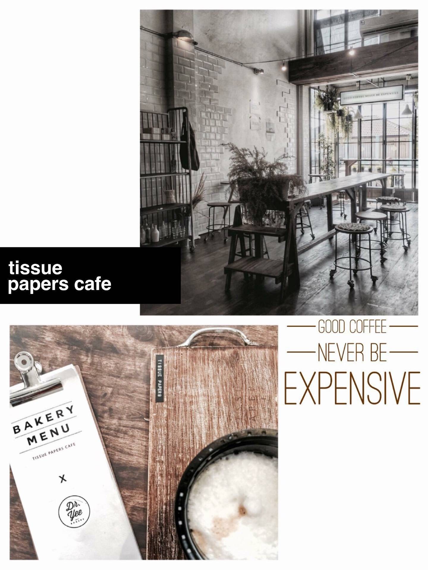 รีวิว Tissue Papers Cafe - [ ร้านกาแฟที่มีมากกว่าราคา ]