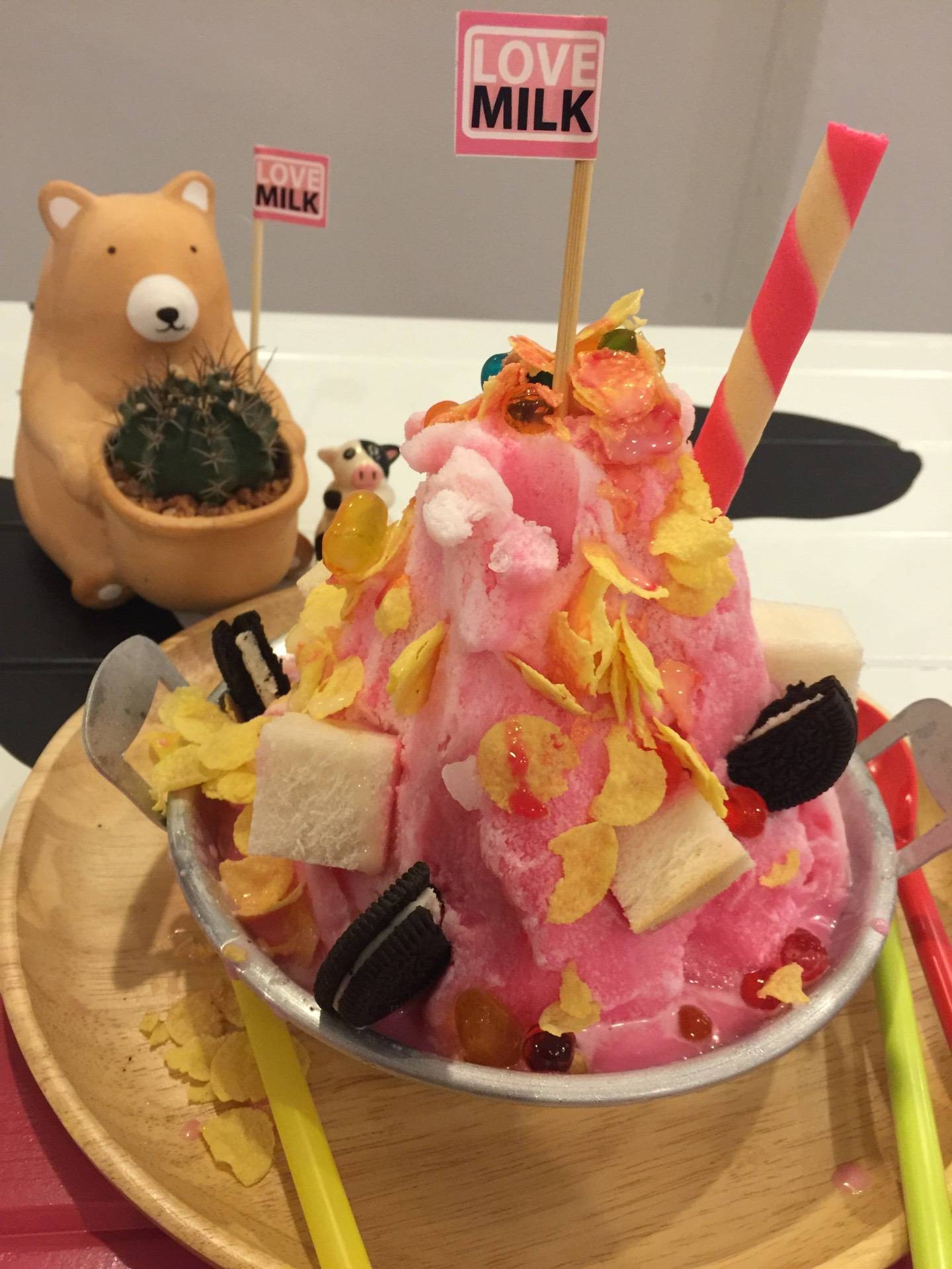 รีวิว Love milk KU - ร้านนมสดแท้ 100% ปังปิ้ง ปังเย็น