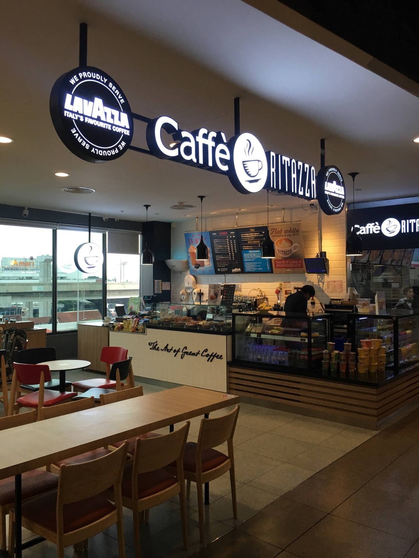 รีวิว Caffe RITAZZA ท่าอากาศยานดอนเมือง - กาแฟร้อนๆสักแก้ว - Wongnai