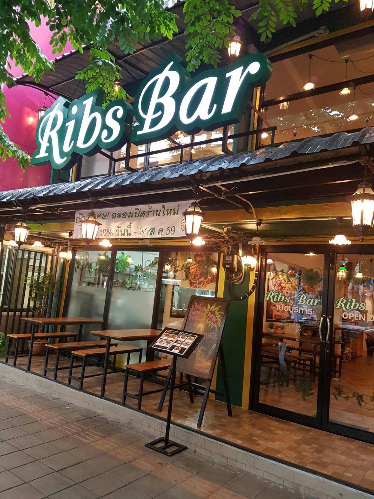 รีวิว Rib Bar - บรรยากาศดี อาหารอร่อย ครัวแบบเปิดดูแล้วหิวเลย - Wongnai