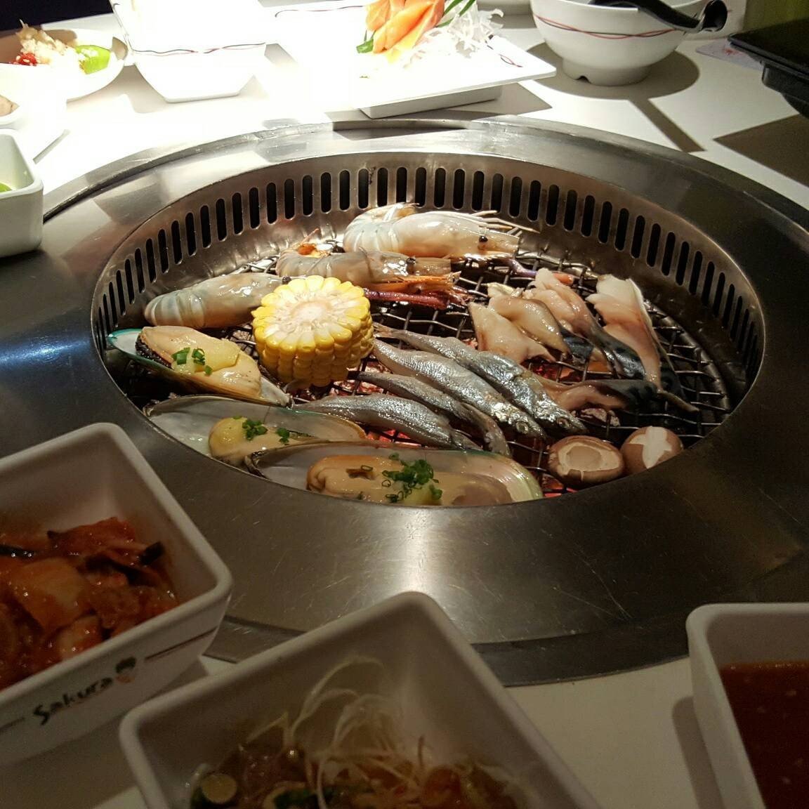 รีวิว Sakura Yakiniku & Shabu Buffet Central World - 599+ 50 bahts for ...