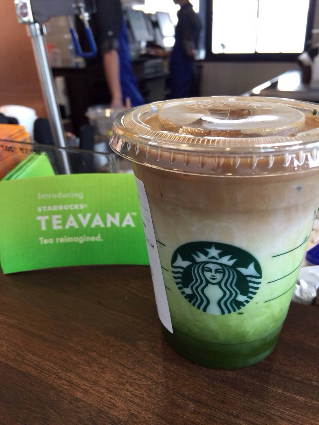 Iced Matcha & Espresso Fusion • ราคา 145 บาท ร้าน Starbucks Suanplern ...