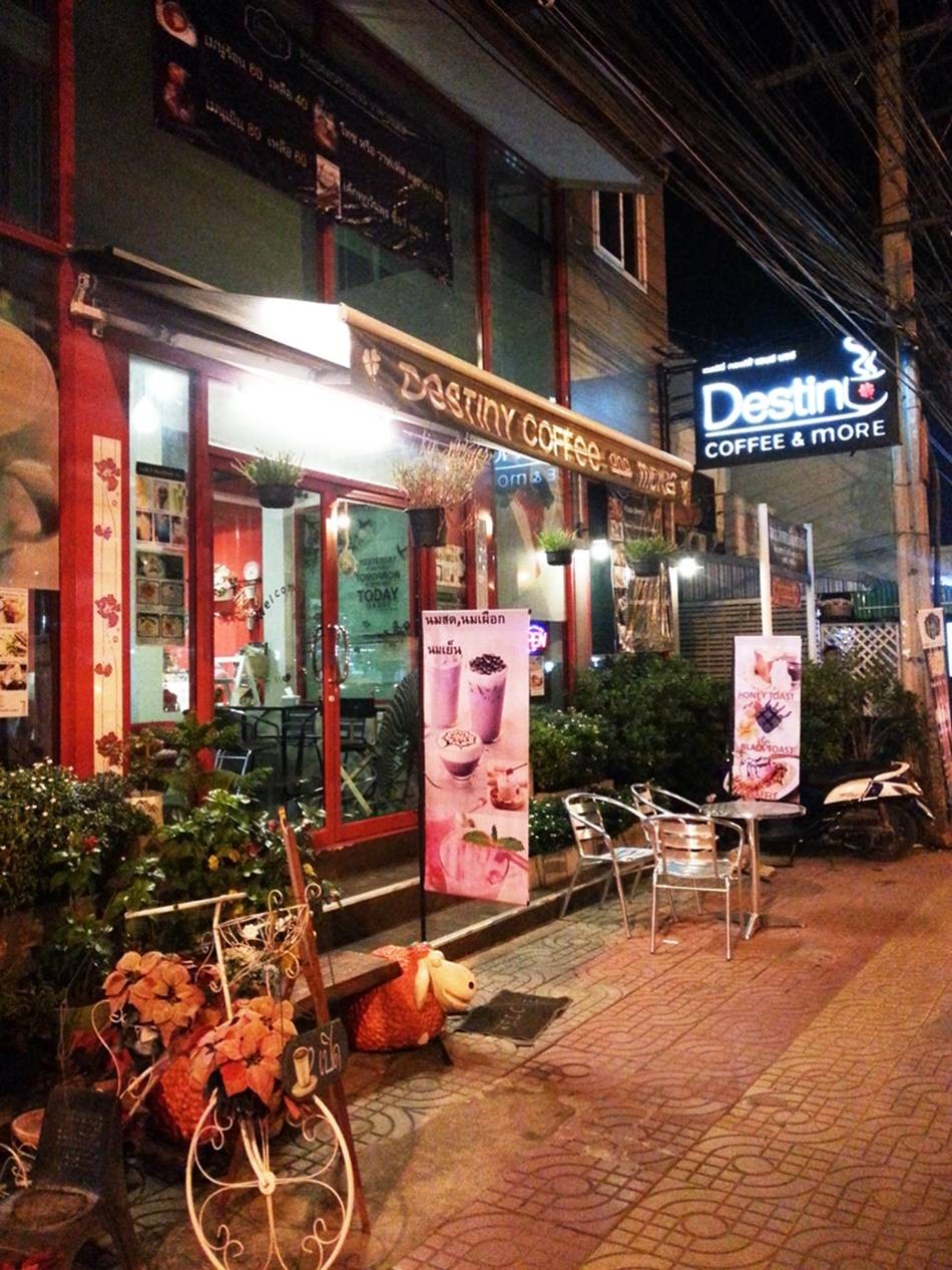 รีวิว Destiny Coffee&more - ร้านกาแฟปิดค่ำ สำหรับนั่งเม้าชิลๆ พร้อมกิน ...