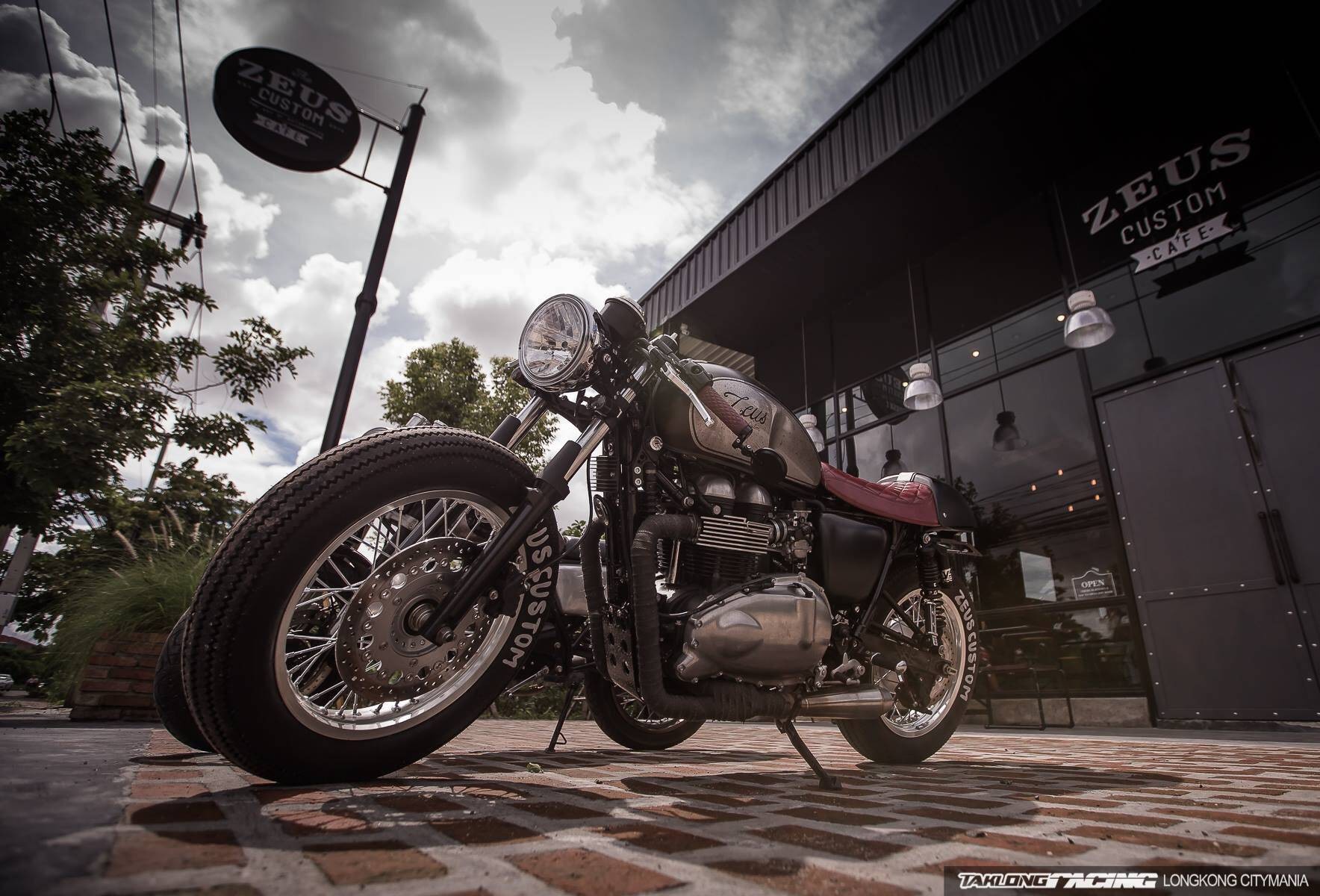 รีวิว Zeus Custom Cafe' Korat - Custom Bikes Garage Industrial ที่จะ ...