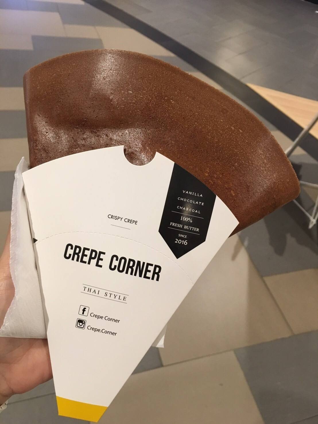 รีวิว Crepe Corner MAYA ห้างเมญ่า ชั้น 4 เชียงใหม่ - มาลองแบบช็อกโกแลตบ้าง