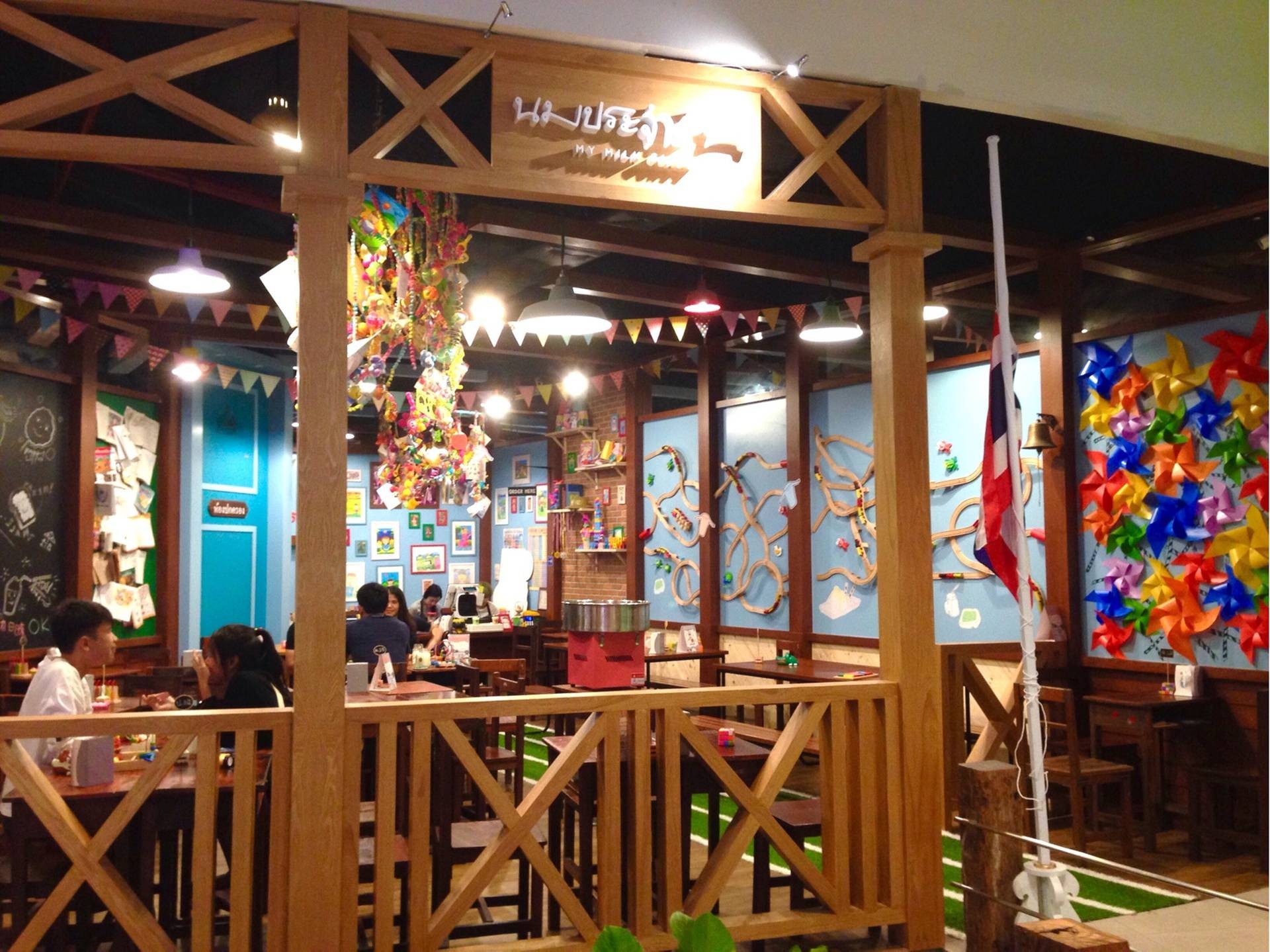 รีวิว นมประจำชั้น สาขา 2 Esplanade Ratchada - ปังภูเขาไฟไซส์ใหญ่คุ้ม ...