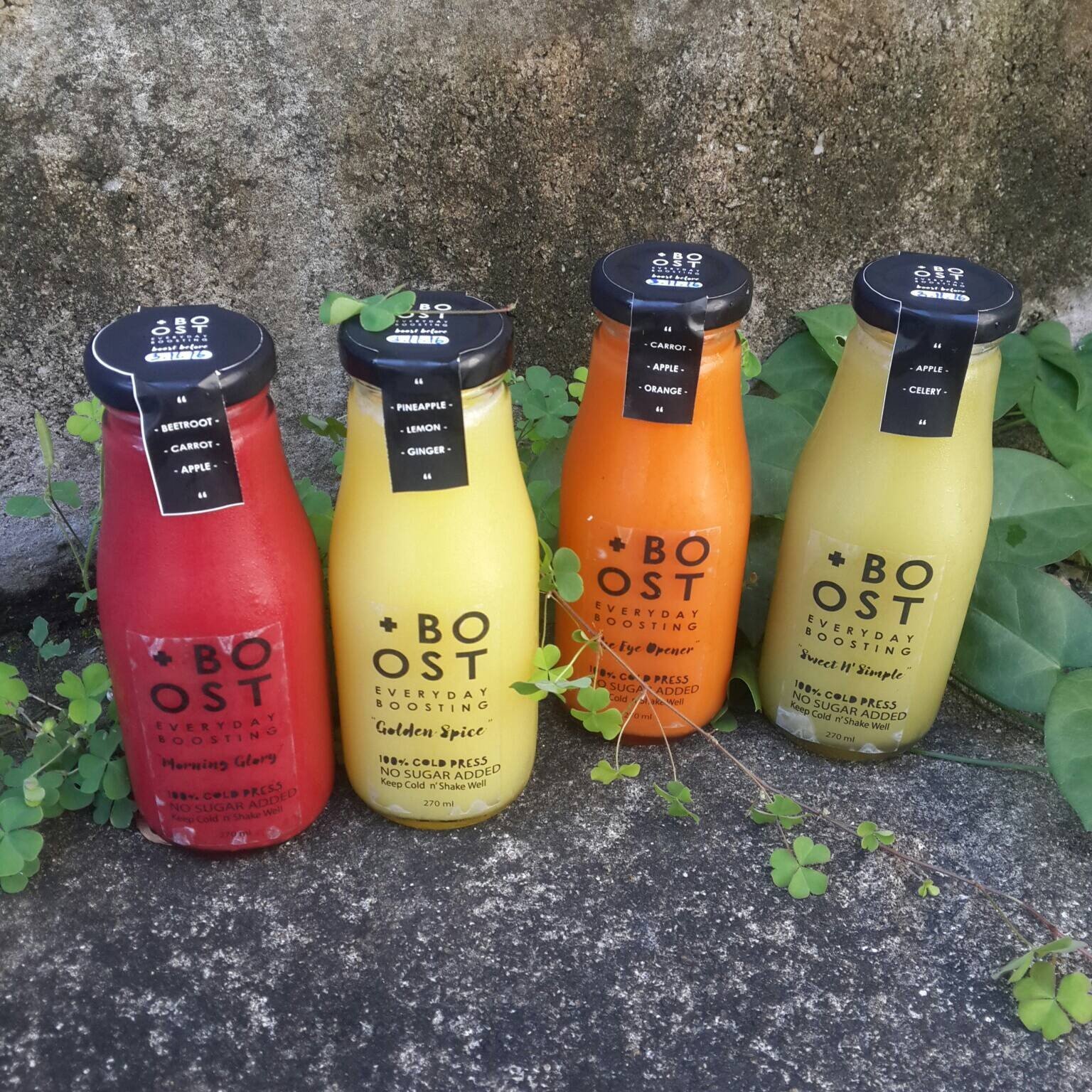 รีวิว +BOOST : Cold-Pressed Juice - น้ำผักผลไม้สกัดเย็น คั้นสด ๆ วันต่อวัน