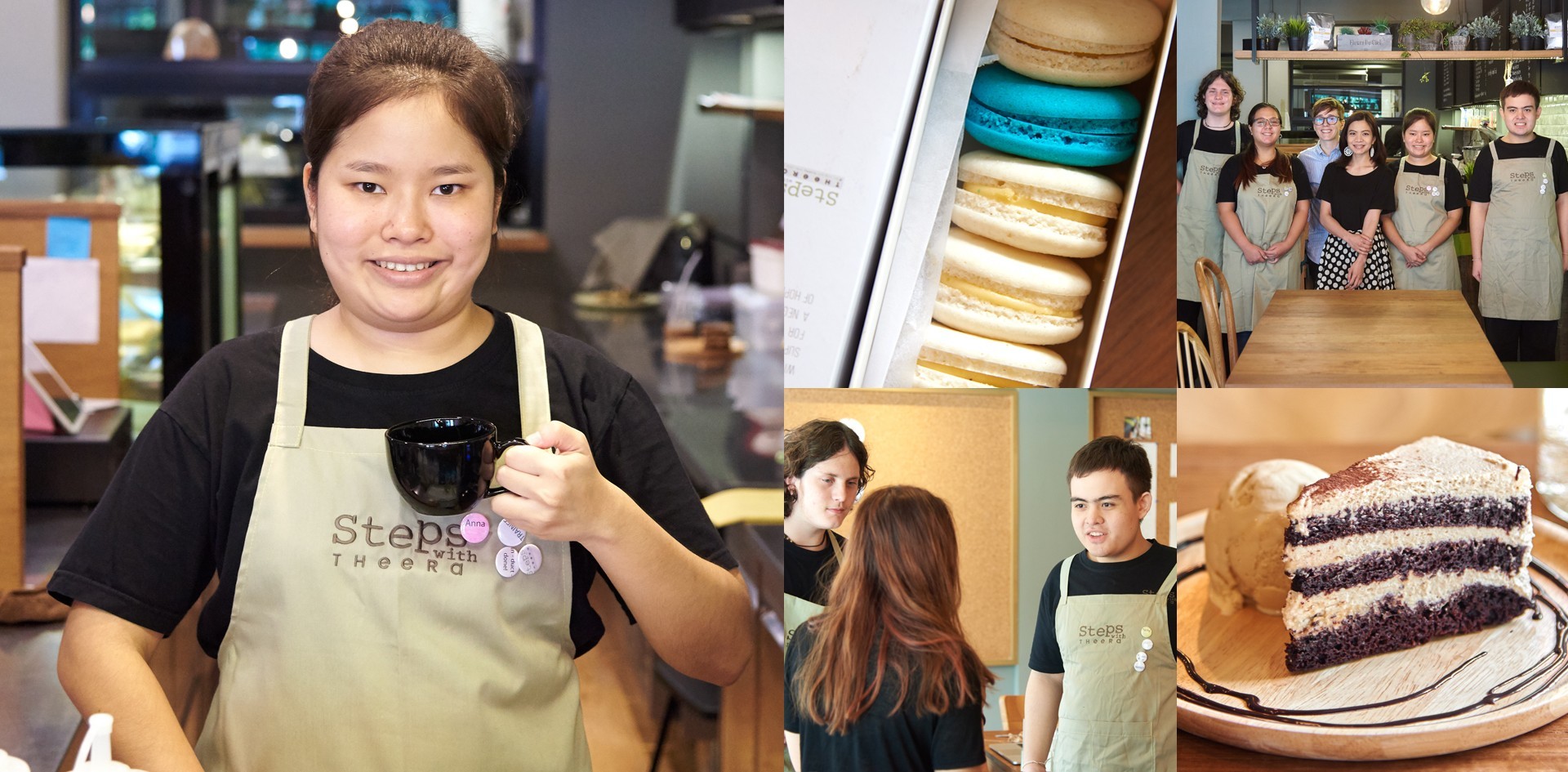 อีกขั้นของคาเฟ่! ร้านขนมที่ช่วยเหลือเด็กพิเศษที่ Steps with Theera