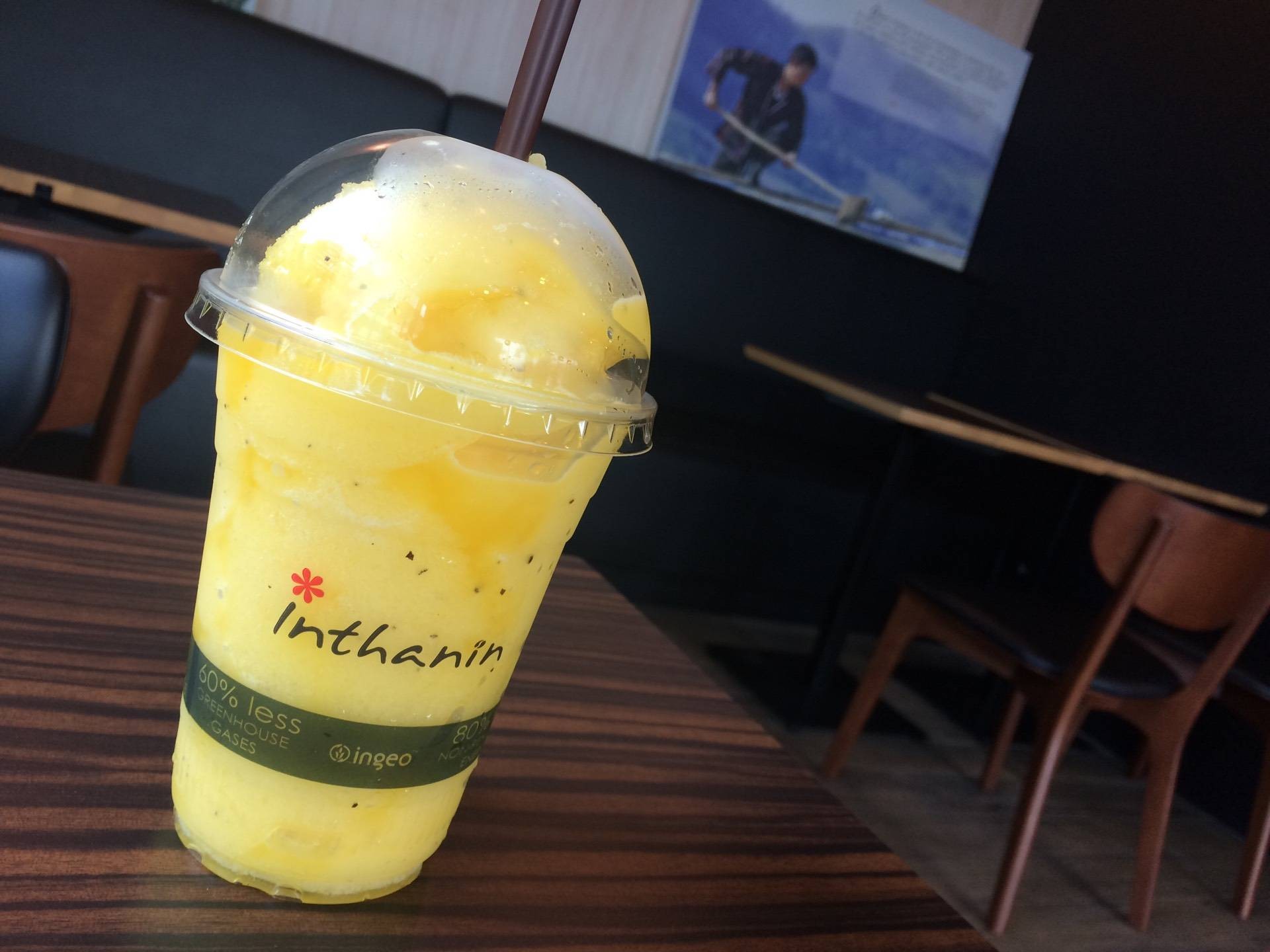 รีวิว Inthanin Coffee ปั้มบางจาก บางคล้า - ร้านน่านั่ง เครื่องดื่มอร่อย