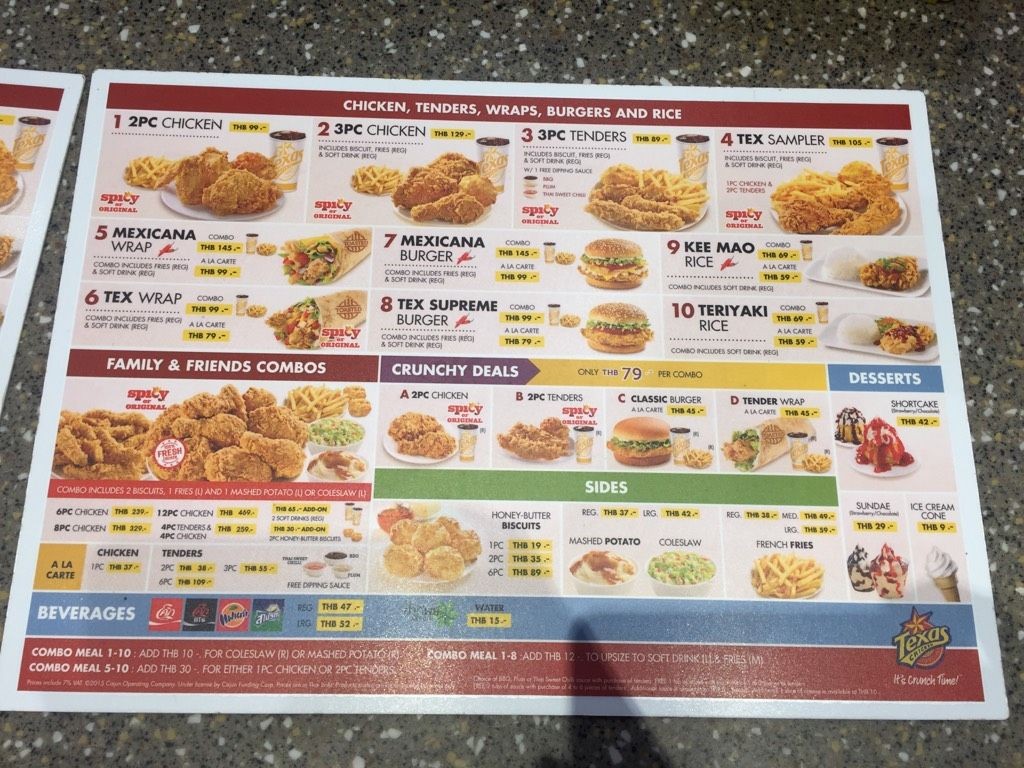 รีวิว Texas Chicken สยามกิตติ์ - ชอบเม็กซ์แร๊พและมันบด - Wongnai