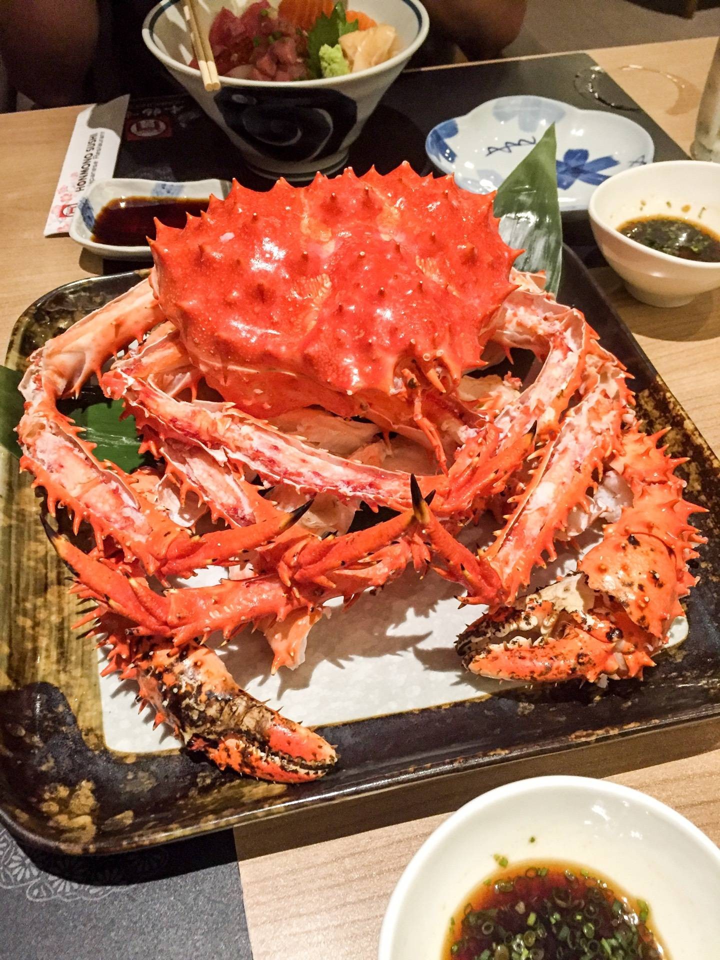 รีวิว Honmono Sushi สยามพารากอน - ปู Hokkaido 🦀 - Wongnai