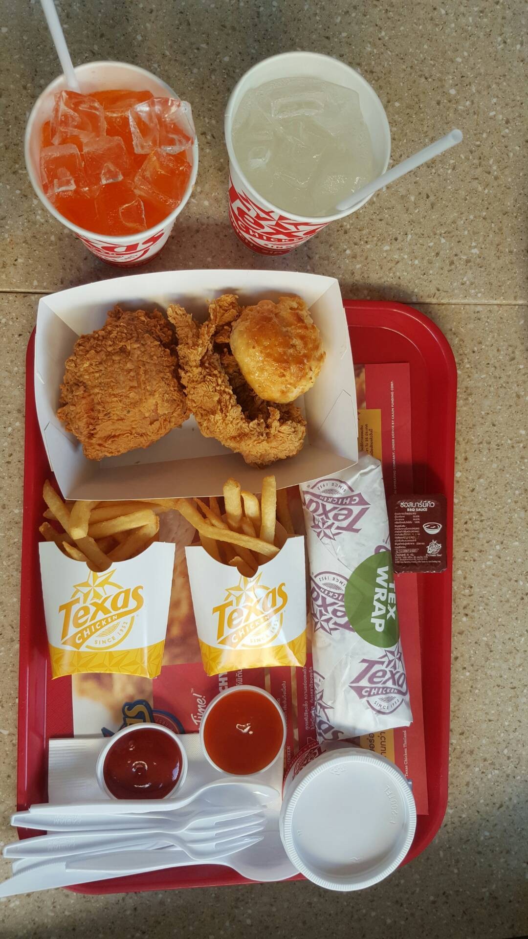 รีวิว Texas Chicken สยามกิตติ์ - คุ้มค่า คุ้มราคา