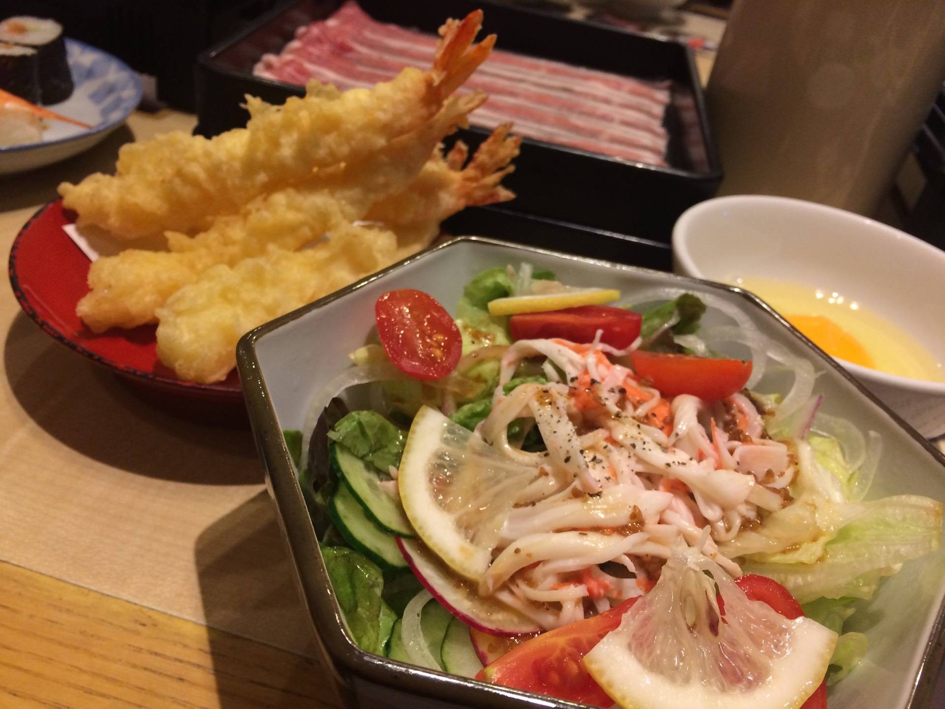 สลัดปูอัด ร้าน Kagonoya เมกะ บางนา