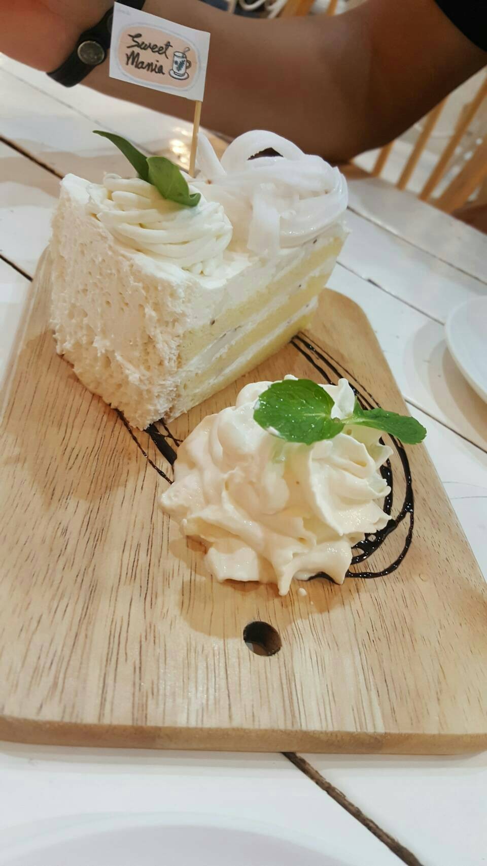 รีวิว Sweet Mania Cafe' Milk Sweet Mania Cafe Milk - เค้กมะพร้าว ...