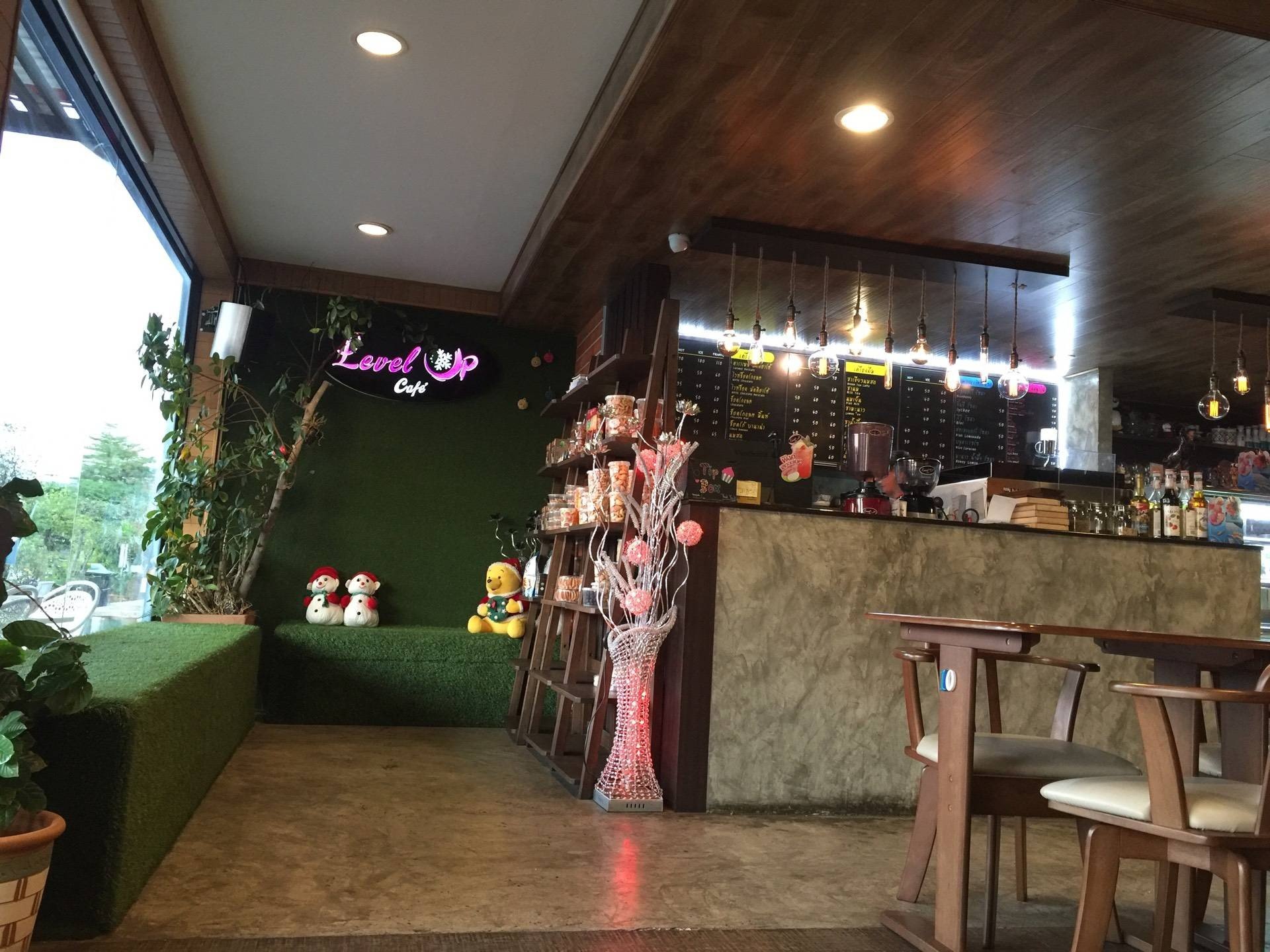 รีวิว Level Up Cafe' - ร้านสเต็ก บิงชูในปั๊ม อาหารอร่อย
