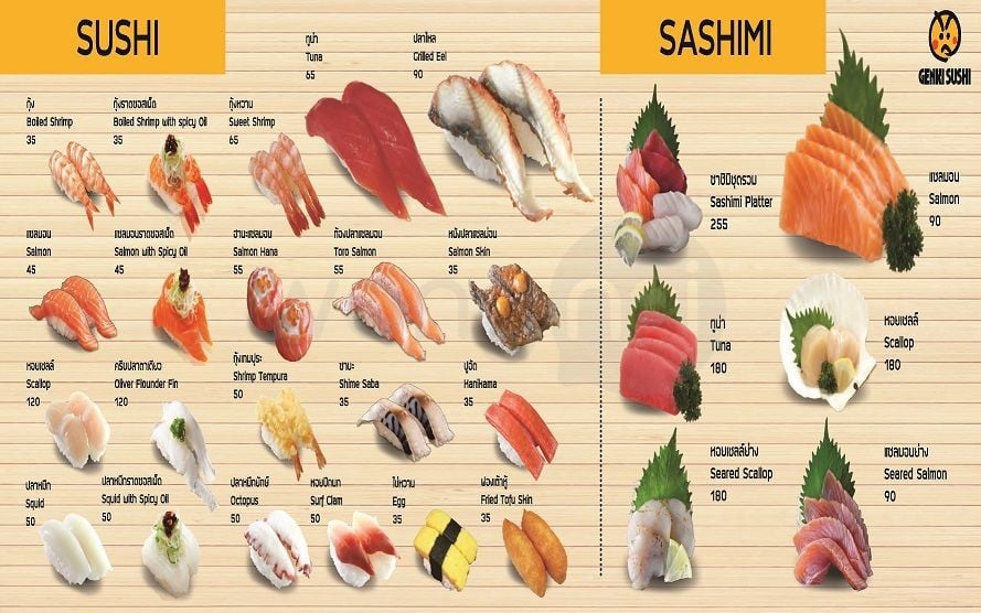 ร้าน Genki Sushi | รีวิวร้านอาหาร