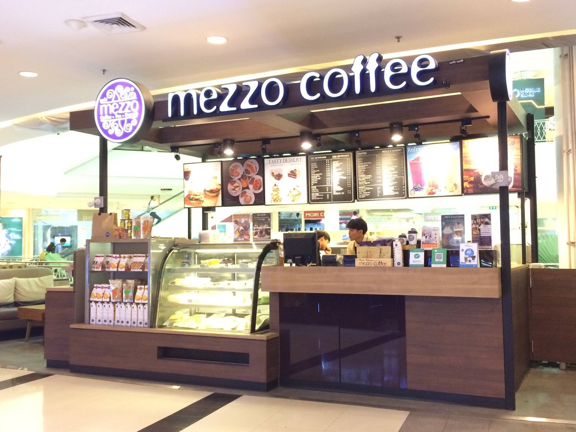 รีวิว Mezzo Coffee เดอะมอลล์ บางแค - ชิมเค้กช็อคโกแลตสักหน่อย - Wongnai