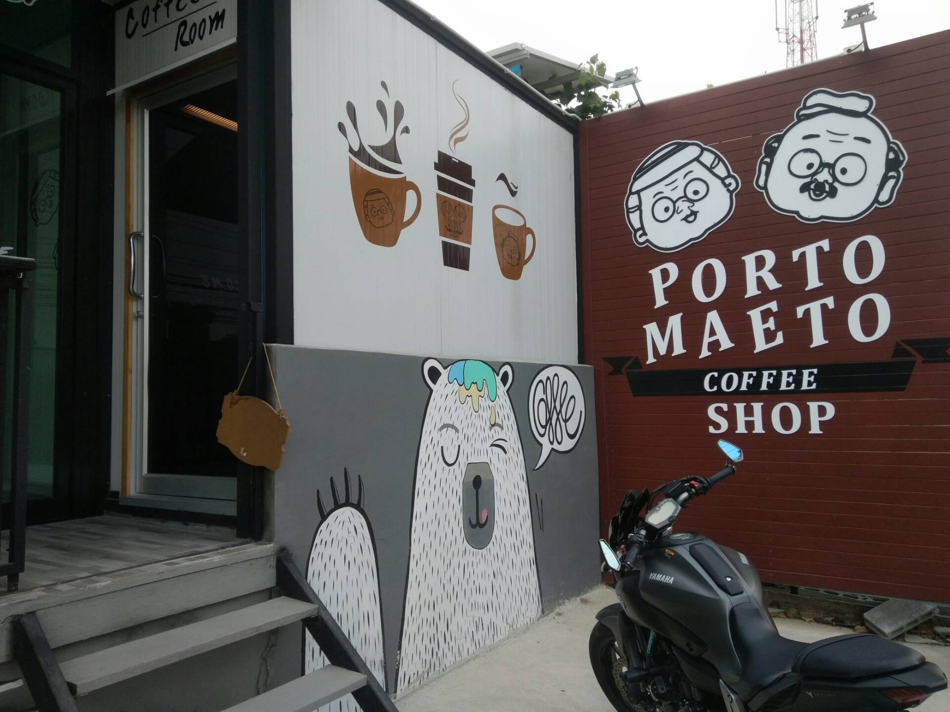 รีวิว Porto Maeto Coffee Shop พ่อโต แม่โต คอฟฟี่ ช็อป - กาแฟรสชาติดี ชา ...